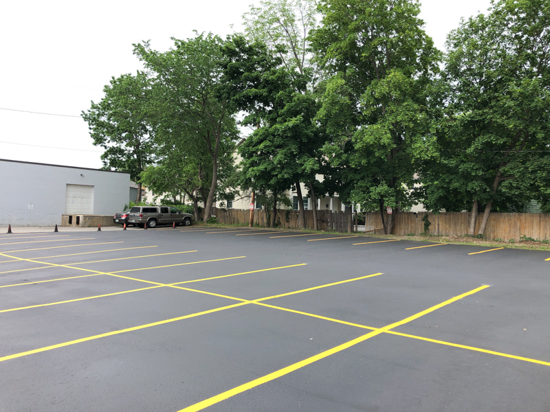 Asphalt Line & Stencil Painting - Stripe-It-Seal-It