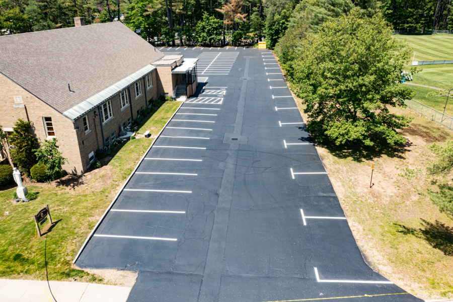 Asphalt Line & Stencil Painting - Stripe-It-Seal-It